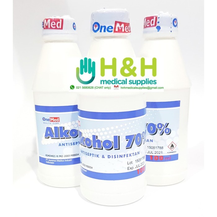 Jual Alkohol 70% 100 ml / Alkohol 70% 100 cc / Alkohol - Jakarta Barat ...