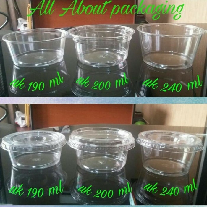 Jual cup pudding puyo uk : 190 / cup puding uk : 200 ml - Kota ...