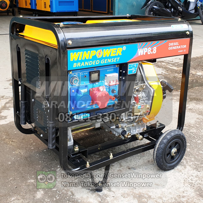 Jual Genset Diesel Winpower 6500 Watt / 7 KVA Max - Generator Rumah ...