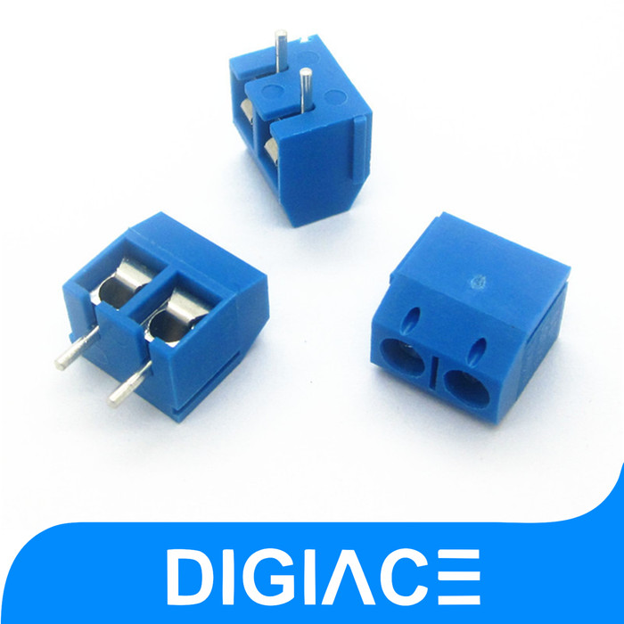 Jual 2pin 2 pin 5.0mm Blue Connector biru konektor Terminal screw ...