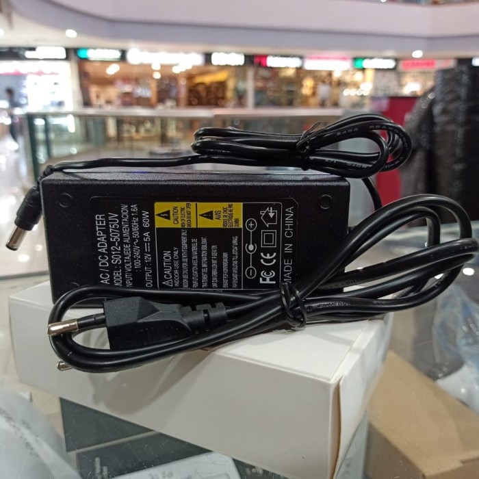 Jual New Promo Adaptor 12V 5A 60W / 12 Volt 5 Ampere 60 Watt - Jakarta ...