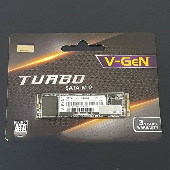 Jual SSD 512GB M.2 / M2 SATA 2280 V-GeN Turbo 512 GB / 500GB Vgen ...