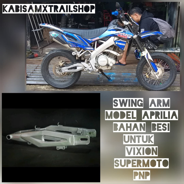 Jual swing arm vixion supermoto trail aprilia besi - Kota Bandung ...
