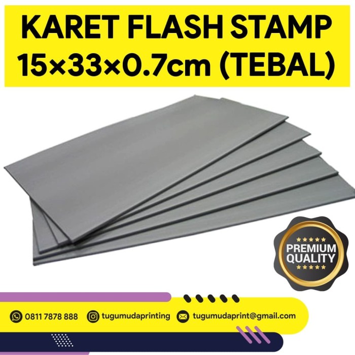 Jual Karet / Busa Stempel Flash 15x33x0.7 (TEBAL) - Kota Semarang ...