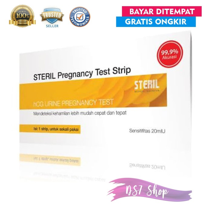 Jual Testpack Strip Steril / Tes Kehamilan / Tes Hamil Sensitif Akurat ...
