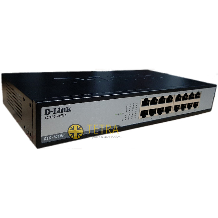 Jual D-Link DES-1016D Switch HUB 16 Port 10/100 Mbps (Metal) - Kota ...