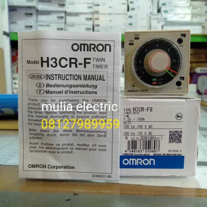 Jual Timer OMRON H3CR-F8 TWIN TIMER (100-240Vac)original OMRON - Jakarta Pusat - Muliaelectric99 ...