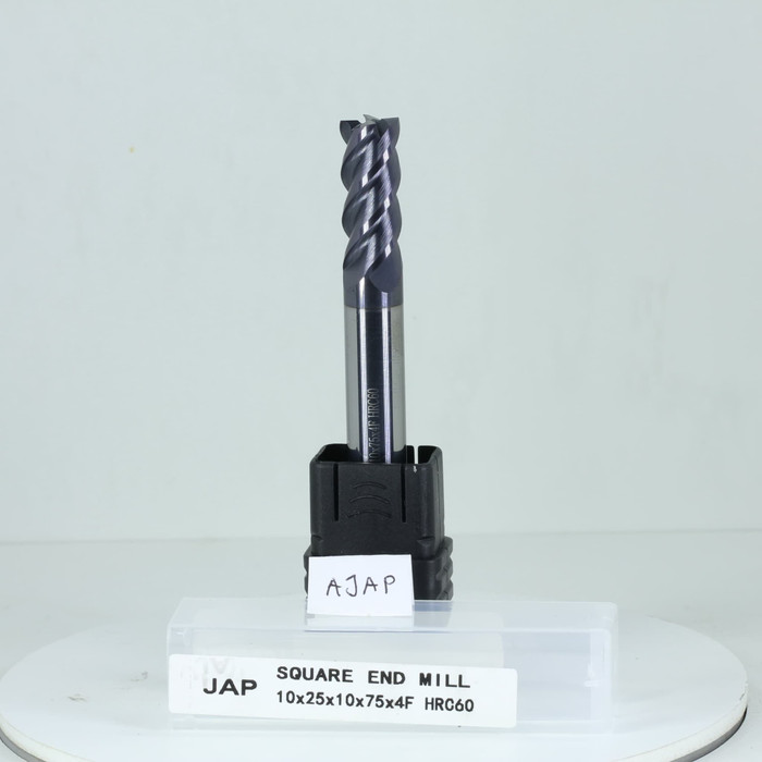 Jual ENDMILL 4FLUTE 10mm hrc60 HA45 carbide for stainless steel end mil ...