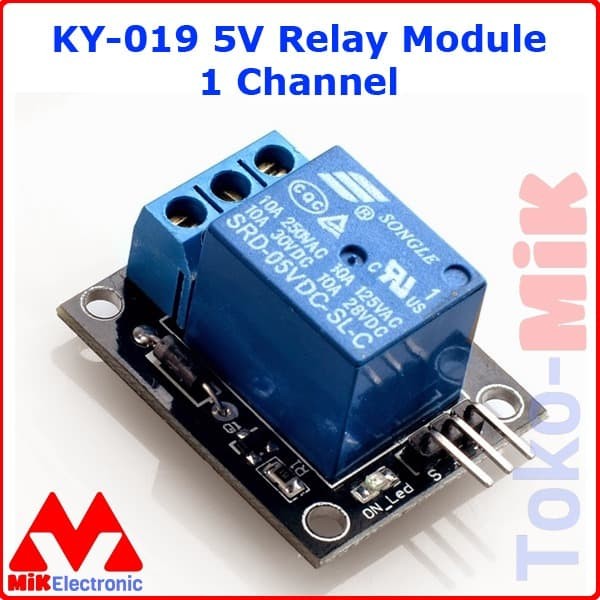 Jual KY19 KY-019 5V Relay Module 1 Channel Arduino 37 in 1 Sensor Kit ...