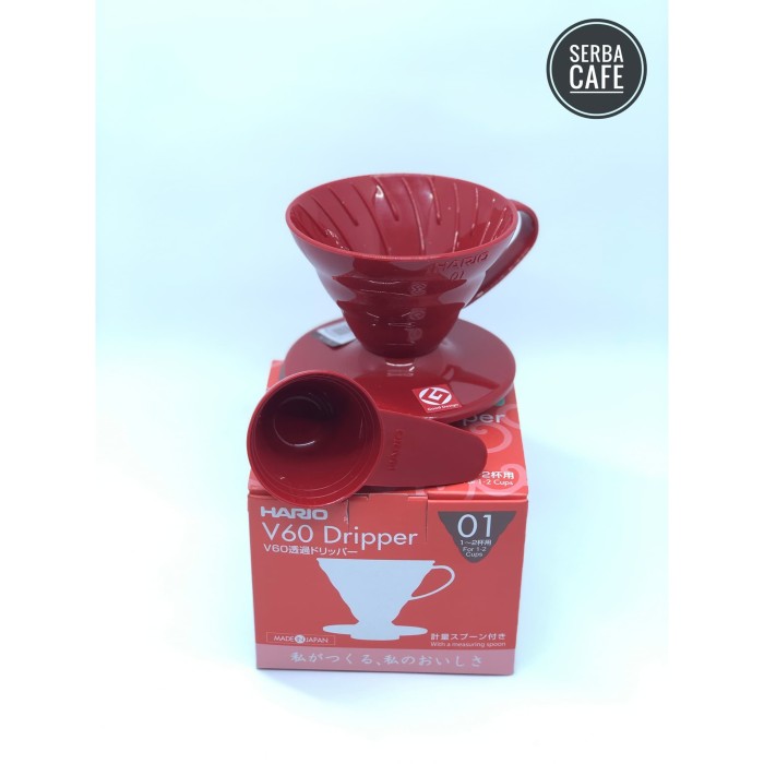 Jual Hario V60 Dripper 01 Red (VD-01R) - Jakarta Barat - Serba Cafe ...