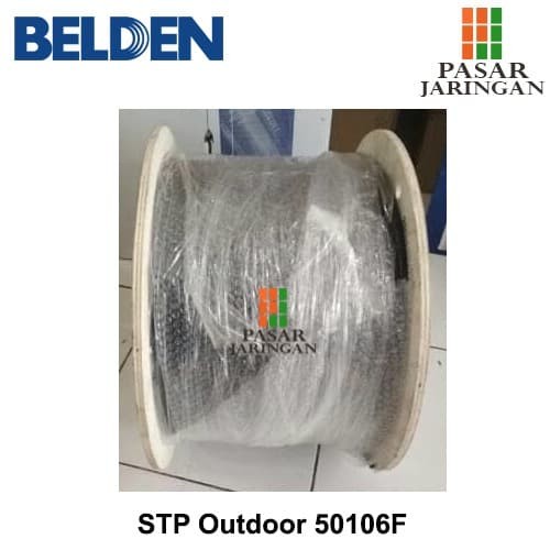 Jual Kabel STP FTP Cat. 6 BELDEN 50106F 010 BLK Industrial Outdoor ...
