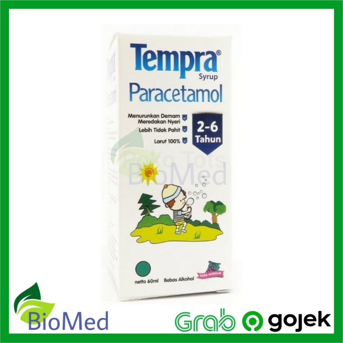 Jual TEMPRA 2-6 tahun SYRUP 60 ml - Obat Demam Pusing Tahan Sakit Nyeri ...
