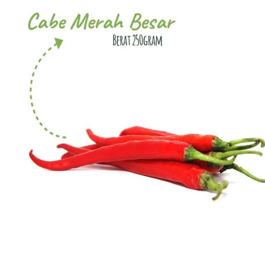 Jual CABE MERAH BESAR 250gr / SAYURAN SEGAR - Kota Surabaya - Toko ...