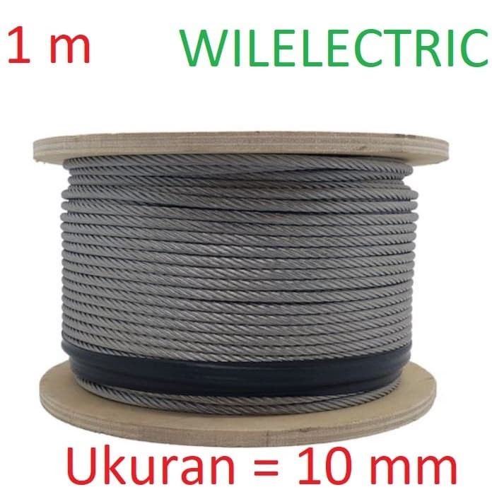 Jual Kawat seling galvanis 10 mm 10mm / Kabel Seling / Steel Wire Rope ...