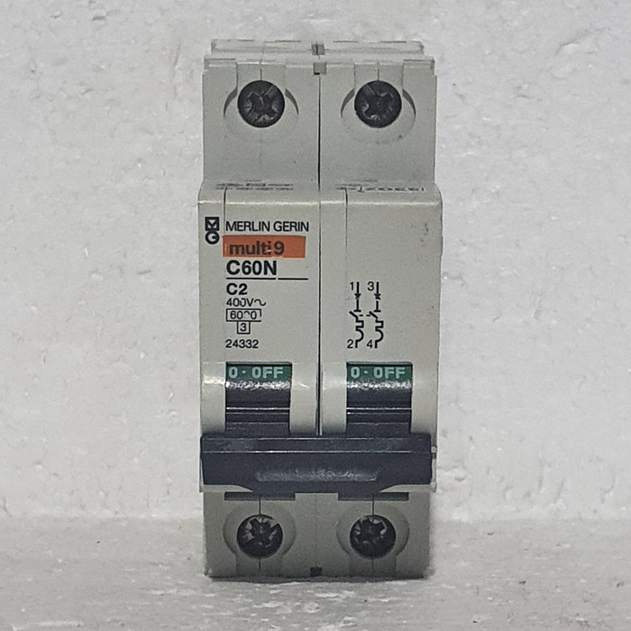 Jual MCB Multi9/Multi 9 Merlin Gerin C60N 2P 2A / MCB Merlin Gerin 2P 2A - Jakarta Pusat - Bina ...