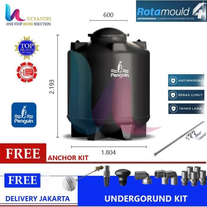 Jual Toren Air Penguin Pendam 4000 L TQ 400 Underground TERBARU - Kab ...