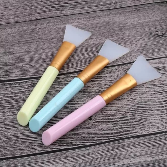 Jual Kuas Masker Silikon / Silicone Facial Face Mask Gel Brush - kuas ...