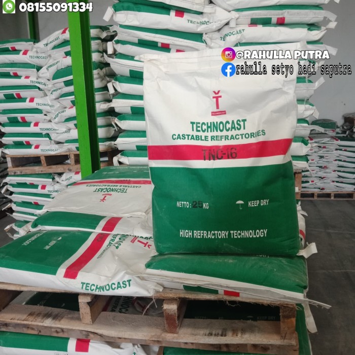 Jual semen cor tahan api (castable) C16 Atau Technocast castable C-16 ...