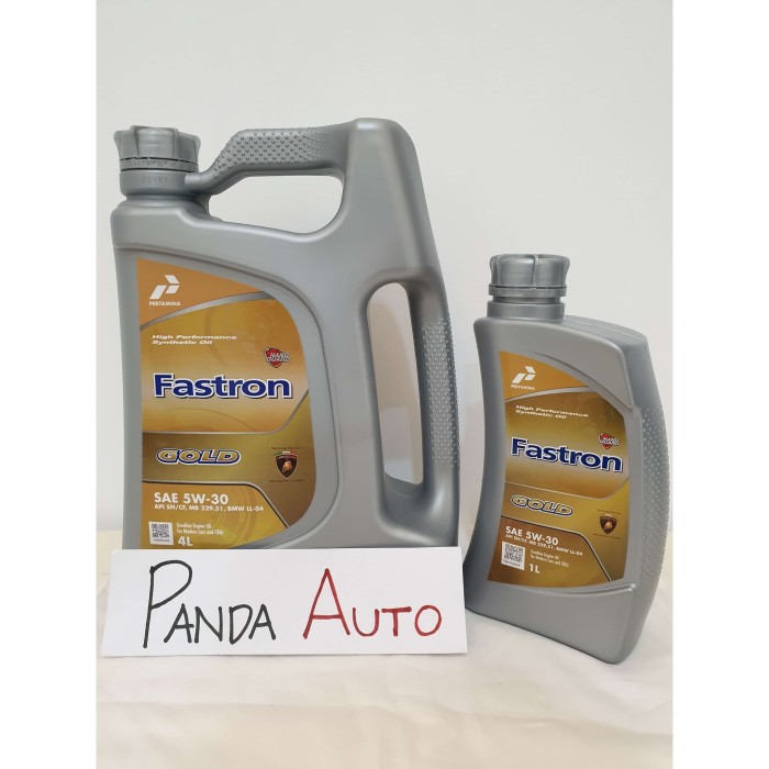 Jual OLI PERTAMINA FASTRON GOLD 5w 30, Synthetic High Performance, 1 ...