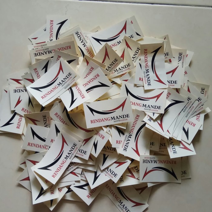 Jual Stiker Label Makanan Kotak 5x10cm / Bulat 8cm - Kab. Bekasi ...