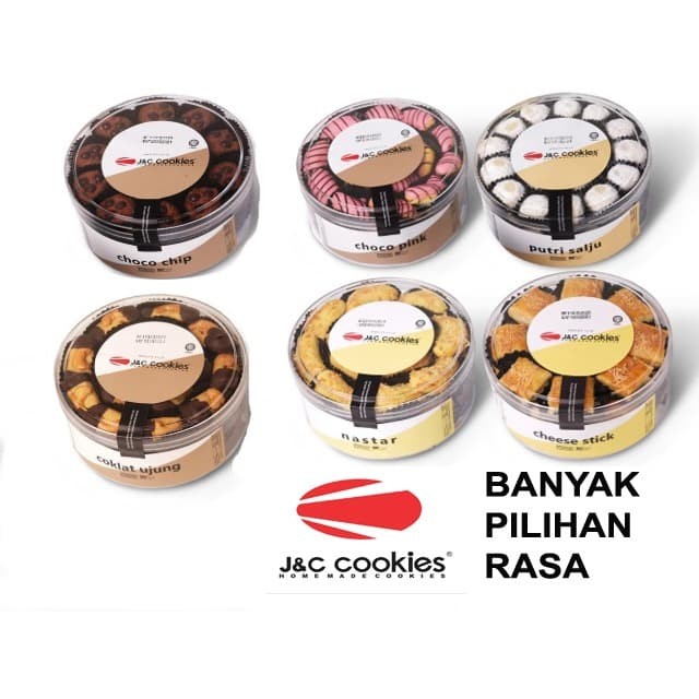 Jual Kue Kering JNC Cookies Kue Lebaran Toples Regular J&C Cookies ...