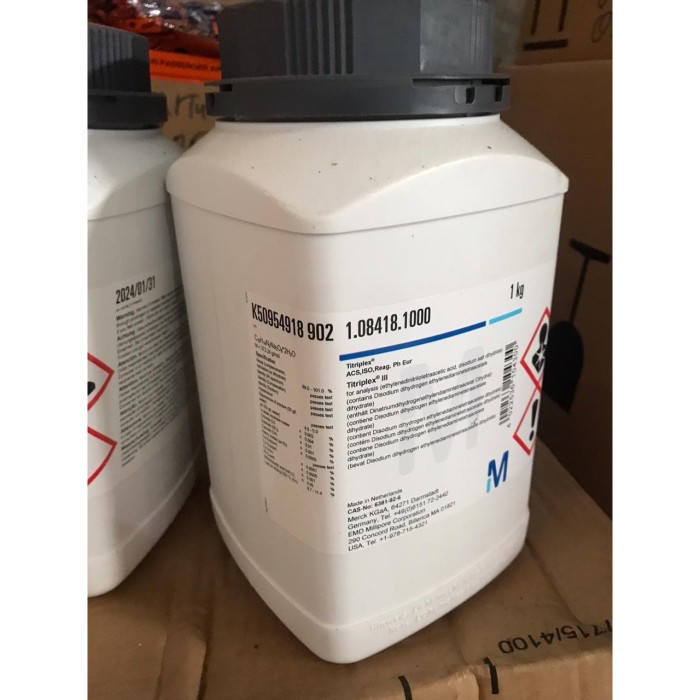 Jual MERCK 1.08418.1000 / Titriplex III / EDTA / 108418 / 1KG - Jakarta ...