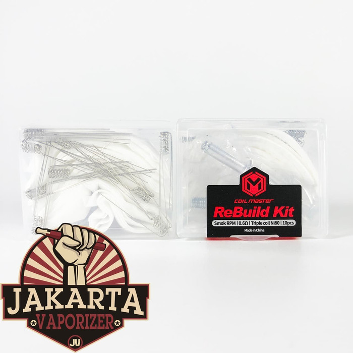 Jual [RBK RPM 0.6] COIL MASTER RBK REBUILD KIT SMOK RPM 0.6 OHM TRIPLE ...