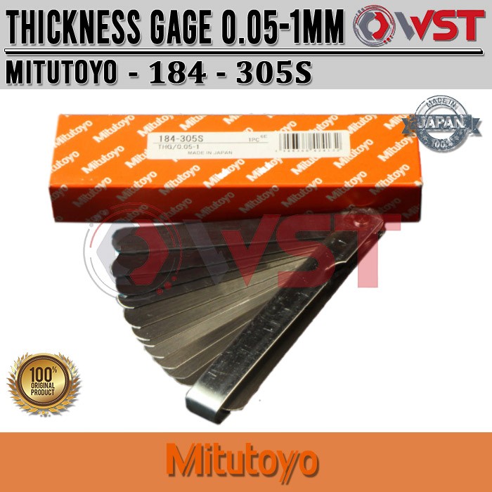 Jual Thickness Gage 0.05-1mm Mitutoyo 184-305 s / 184-305s - Kota ... Jual Thickness Gage 0.05-1mm Mitutoyo 184-305 s / 184-305s - Kota ...