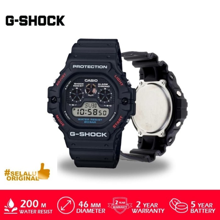 Promo Casio G-Shock DW-5900-1DR / DW59001DR /DW-5900 ORIGINAL - Jakarta ...
