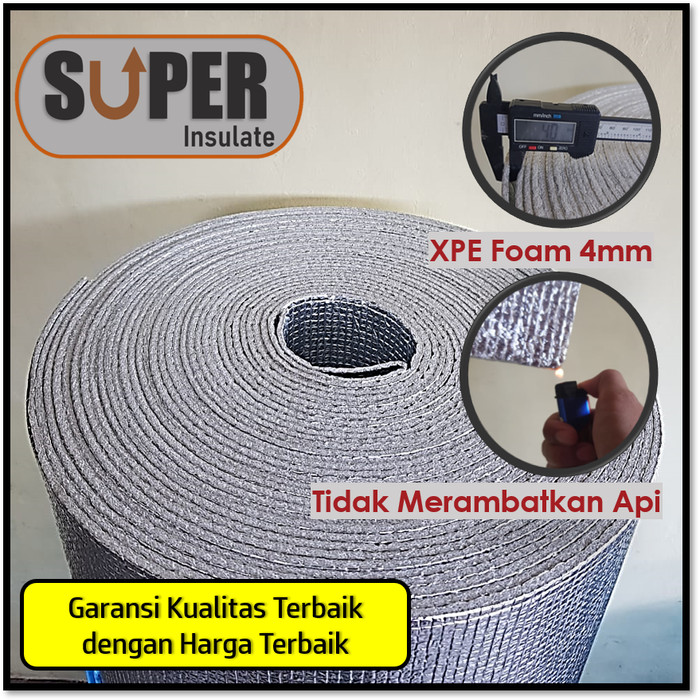Jual Peredam Panas Atap, Aluminium Foil Atap, Thermal Foam 4mm Double ...