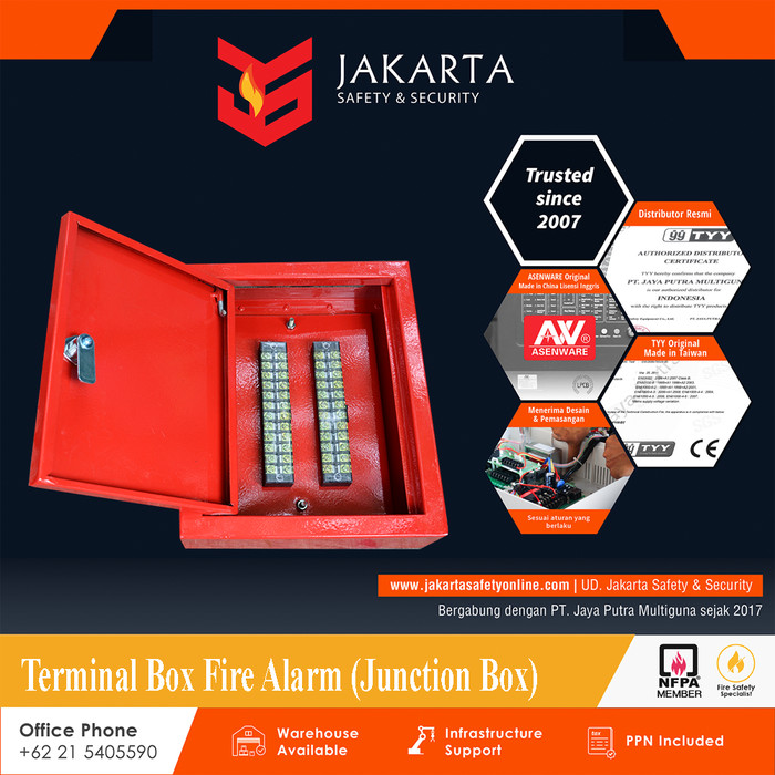 Jual JUAL TBFA/TERMINAL JUNCTION BOX FIRE ALARM 12 / 24 PAIRS MURAH ...