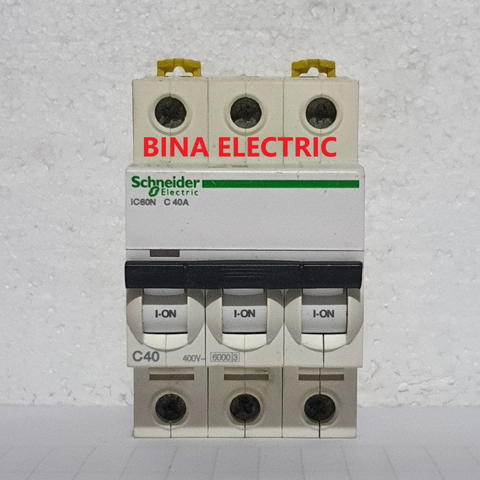 Jual MCB Schneider IC60N 40A 3P 6kA / MCB Schneider IC60N 40 Ampere 3 Phase - Jakarta Pusat ...