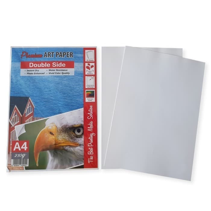 Jual Kertas Art Paper A4 210gsm isi 20 Lembar Paper Art A4 210 gsm ...