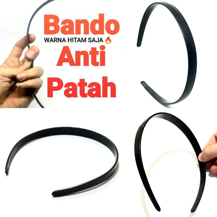 Jual BANDO PRIA bando hitam BANDO RAMBUT ANTI PATAH aksesoris grosir ...