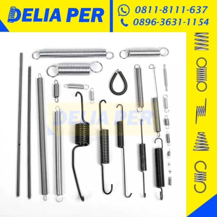 Jual Per Tarik Baja / Kawat 1 mm od 10 mm P 120 mm - Jakarta Barat ...