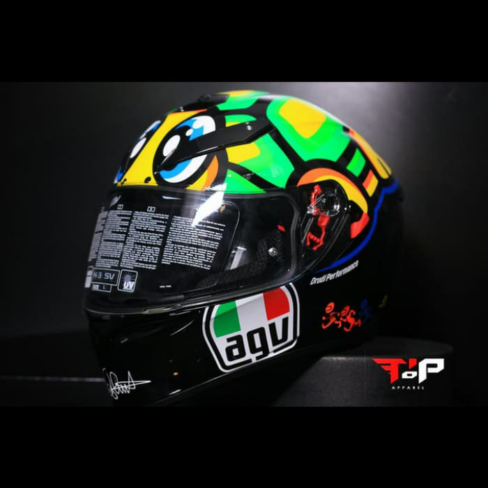 Jual Helm AGV K3SV Tartaruga K3SV Turtle Black Green - Kota Bekasi ...