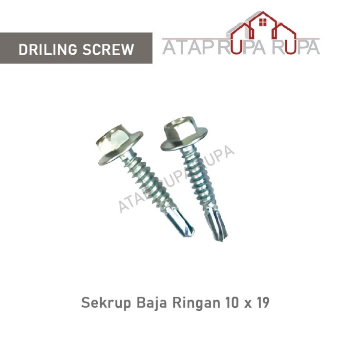 Jual Skrup Sekrup Baja Ringan 10 x 19 - Jakarta Selatan - atap rupa ...