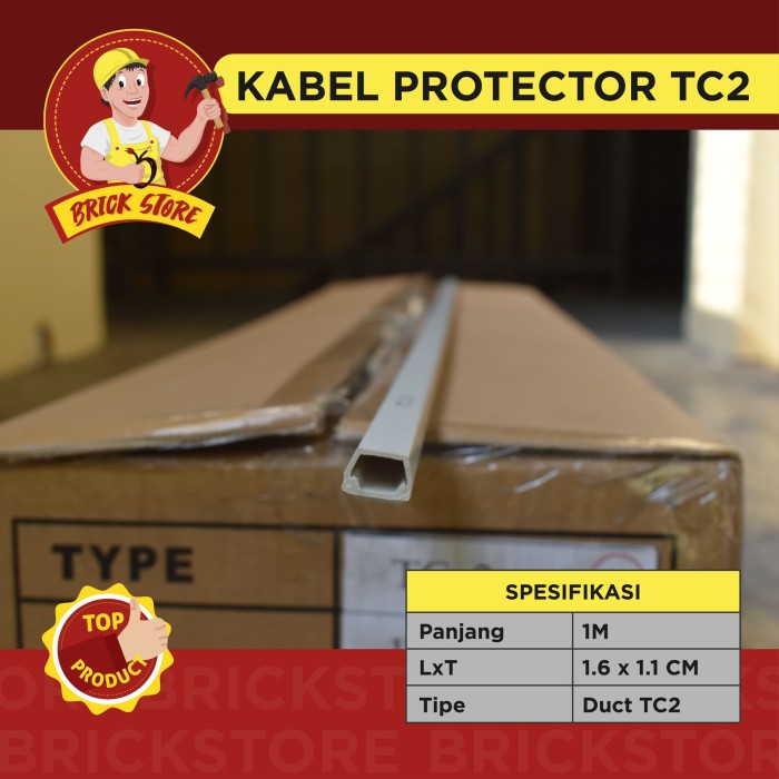 Jual KABEL PROTEKTOR TC2 / Kabel Duct TC2 / Pelindung Kabel PANJANG 1M - Jakarta Utara ...