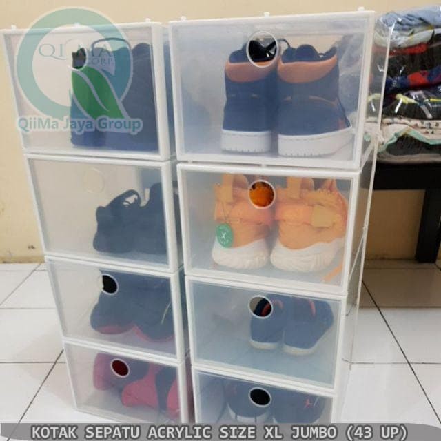 Jual KOTAK BOX SEPATU ACRYLIC TRANSPARAN JUMBO BESAR HONGTA - Jakarta ...