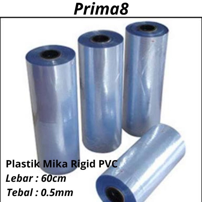 Jual Plastik Mika Rigid Kaku Super Clear Bening Tebal 0.50mm Lebar 60cm - Kota Surabaya - prima8 ...