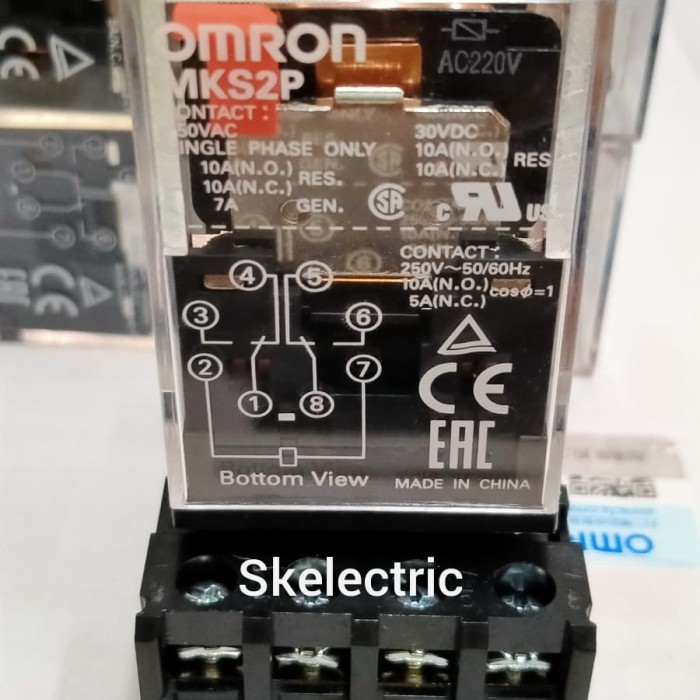 Jual relay mks2p Omron asli 230vac 8pin 10A - Jakarta Pusat - SKelectric | Tokopedia