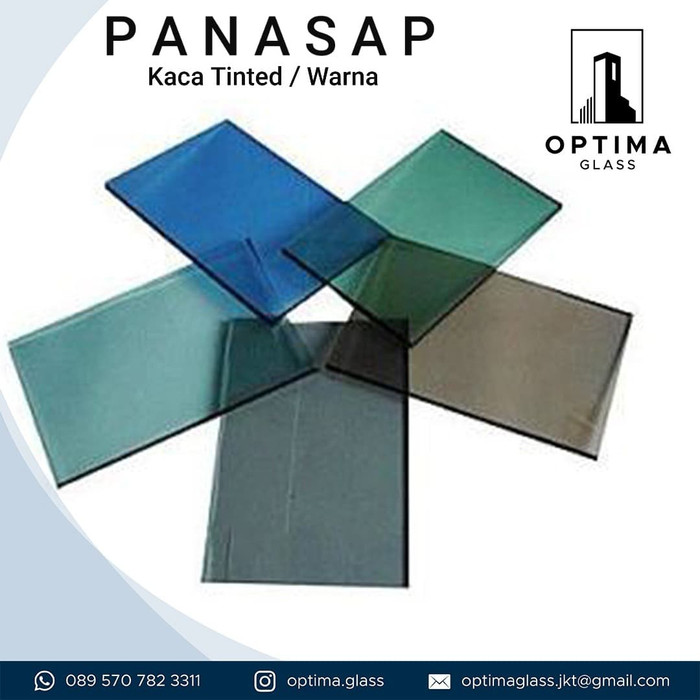 Jual Kaca Panasap/Tinted/ Warna / Riben Asahimas - Dark Grey 12mm ...