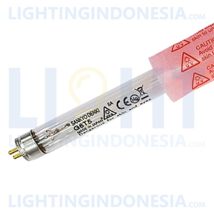 Jual Lampu UV Steril Anti Virus 6W Sankyo Denki G6T5 UV-C Germicidal TUV - Jakarta Barat ...