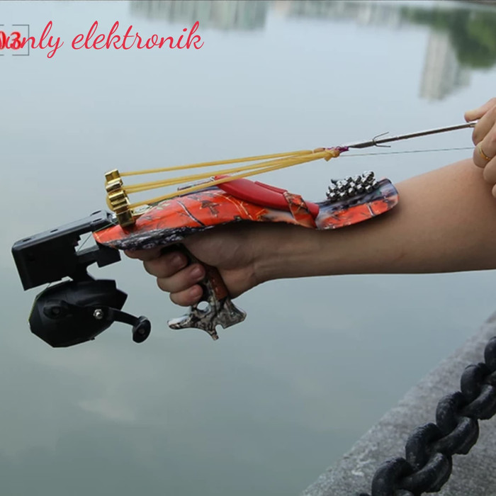 Jual laser ketapel slingshot berburu mancing hutan gun shooting ikan ...