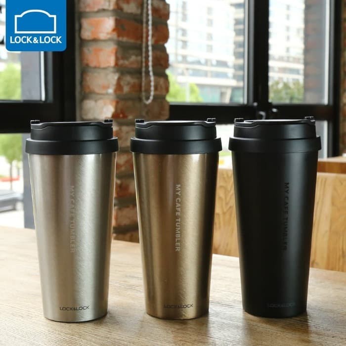 Jual LOCK n LOCK LHC4151 Clip Tumbler 540ml 540 ml Mug Lock&Lock Original - Abu-abu - Jakarta ...