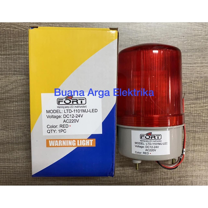 Jual WARNING LIGHT/ROTARY LAMP LTD 1101M 4" BUZZER RED / YELLOW / BLUE ...