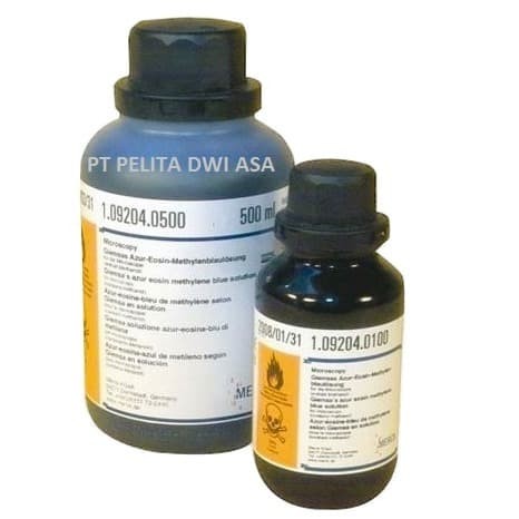 Jual GIEMSA (Giemsa’s Azur Eosin Methylene Blue Solution) - MERCK 1.09204 - Kota Bekasi - PELITA ...