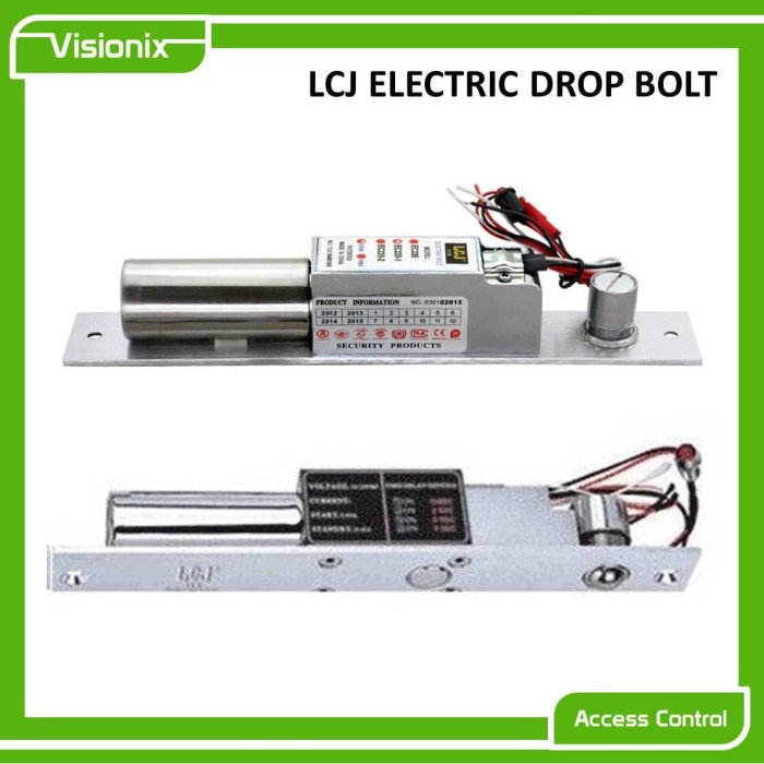 Jual LCJ Electric Dropbolt Lock EC-235 + Bracket | Drop Bolt Access ...