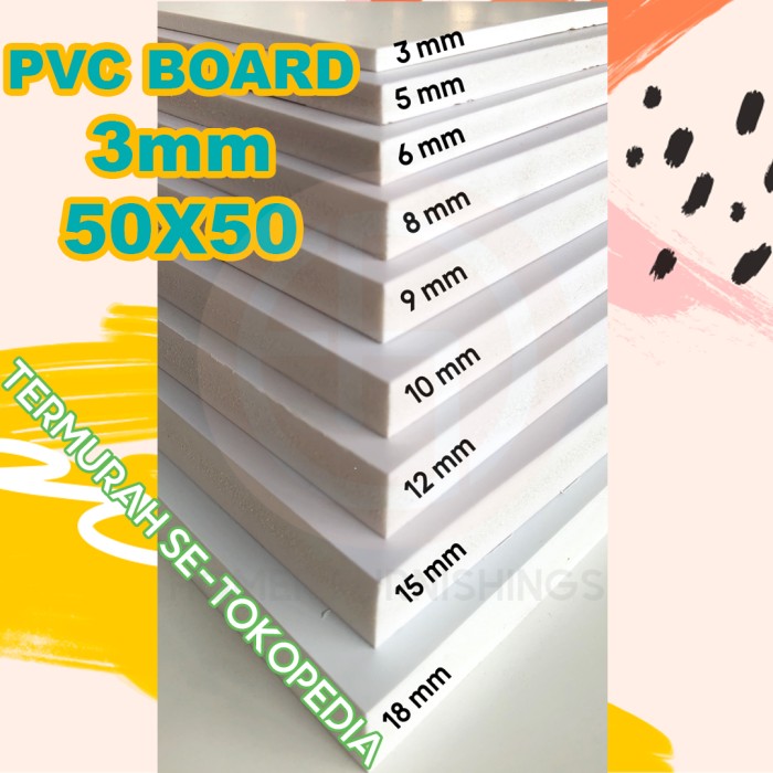 Jual PVC BOARD 3mm / PVC FOAM BOARD / TRIPLEK ANTI RAYAP & AIR ...