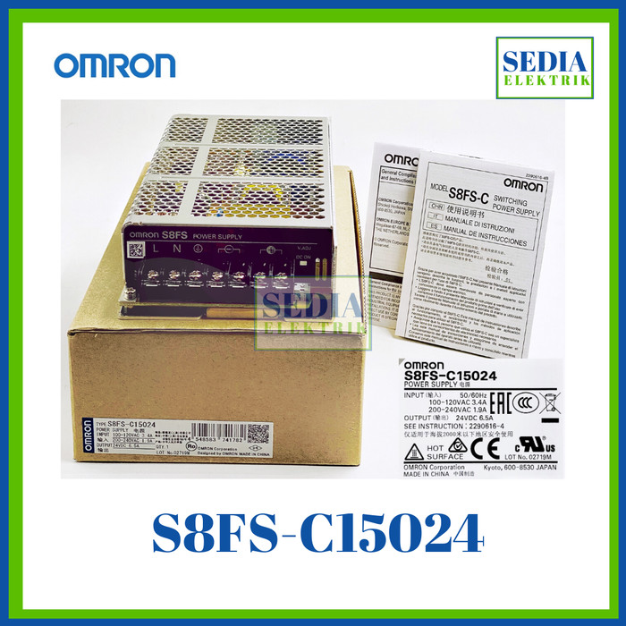 Jual POWER SUPPLY OMRON S8FS-C15024J S8FS C15024J S8FSC15024J - Kota Cimahi - Sedia Elektrik ...